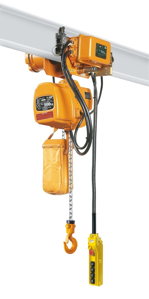 Paranchi elettrici a catena Kito serie KF in versione con gancio di ...